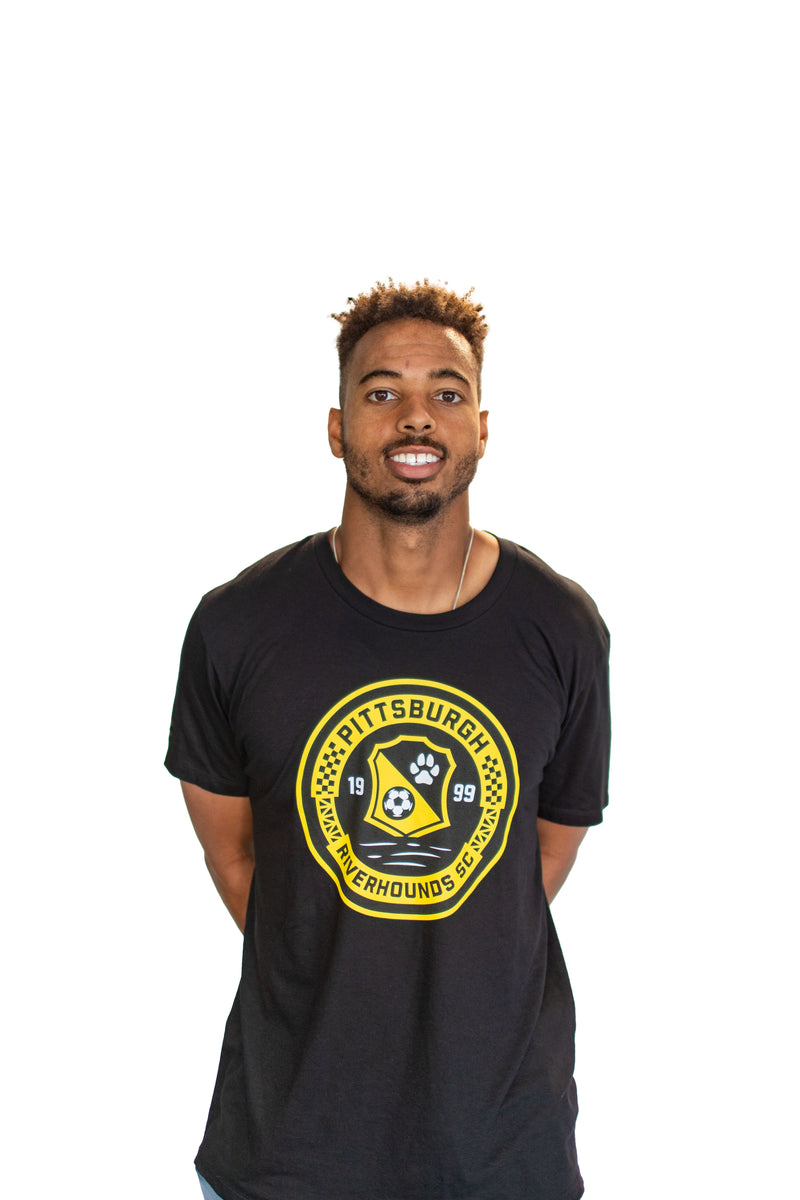 Big Badge T-shirt - Black – Pittsburgh Riverhounds SC x Pittsburgh ...