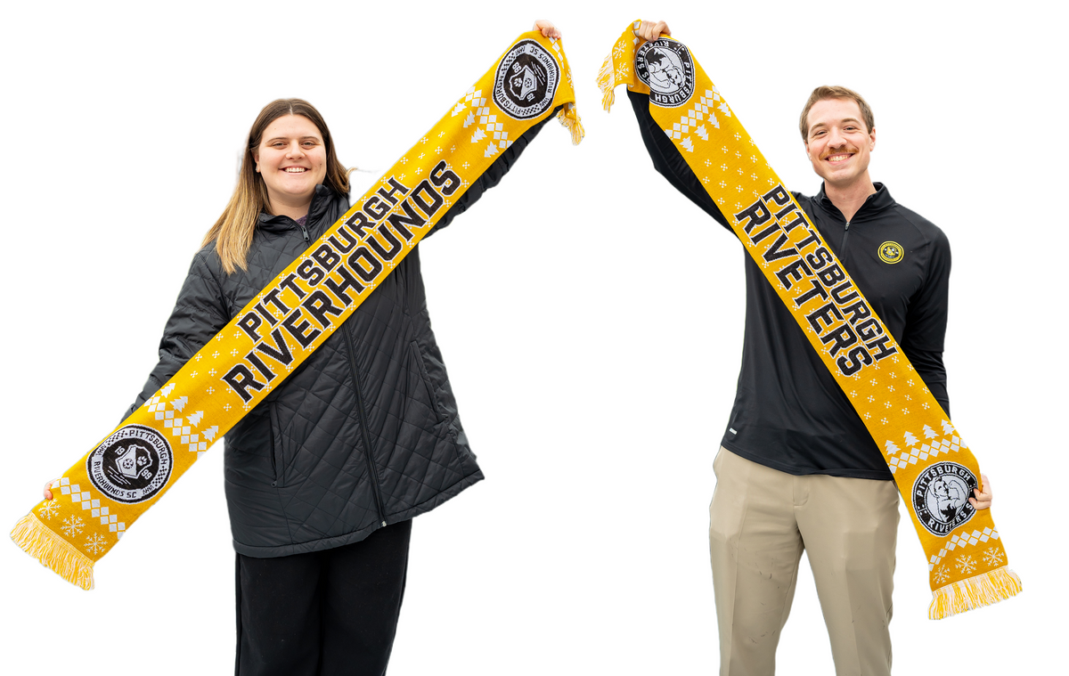 2024 Holiday Scarf Riverhounds X Riveters – Pittsburgh Riverhounds SC x ...