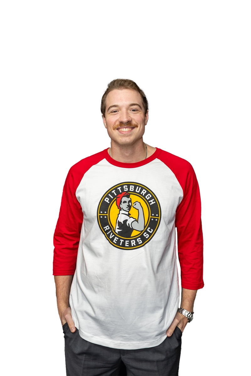 Riveters RISE Baseball Tee Unisex – Pittsburgh Riverhounds SC x ...